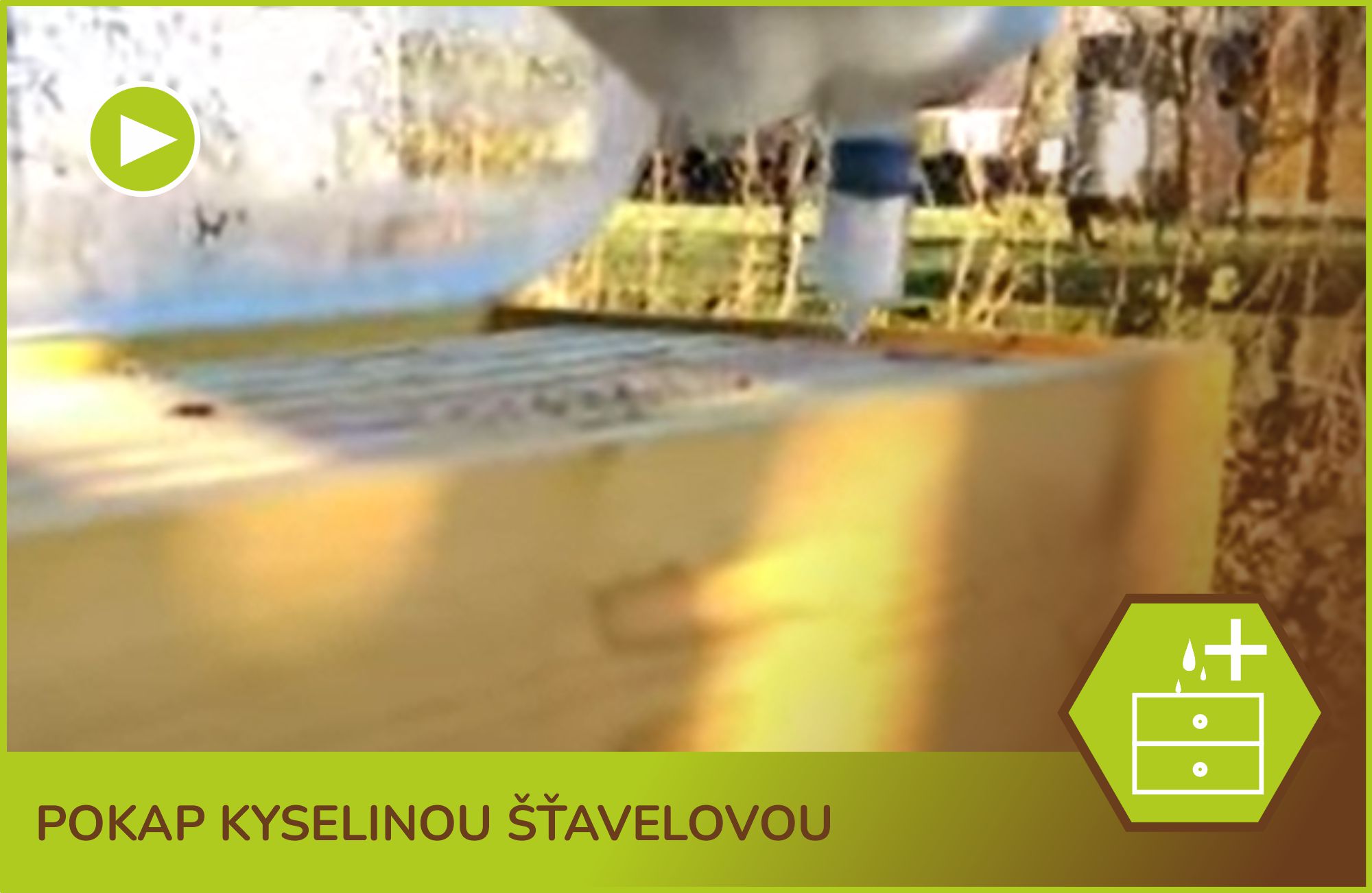 Pokap kyselinou šťavelovou - Nástavky